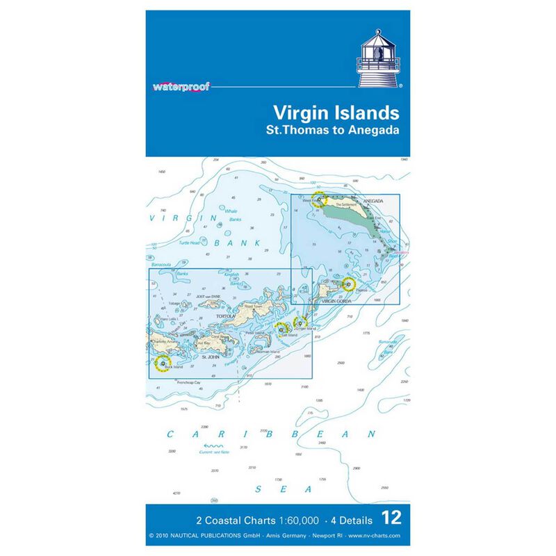Virgin Islands St. Thomas to Anegada Chart | West Marine