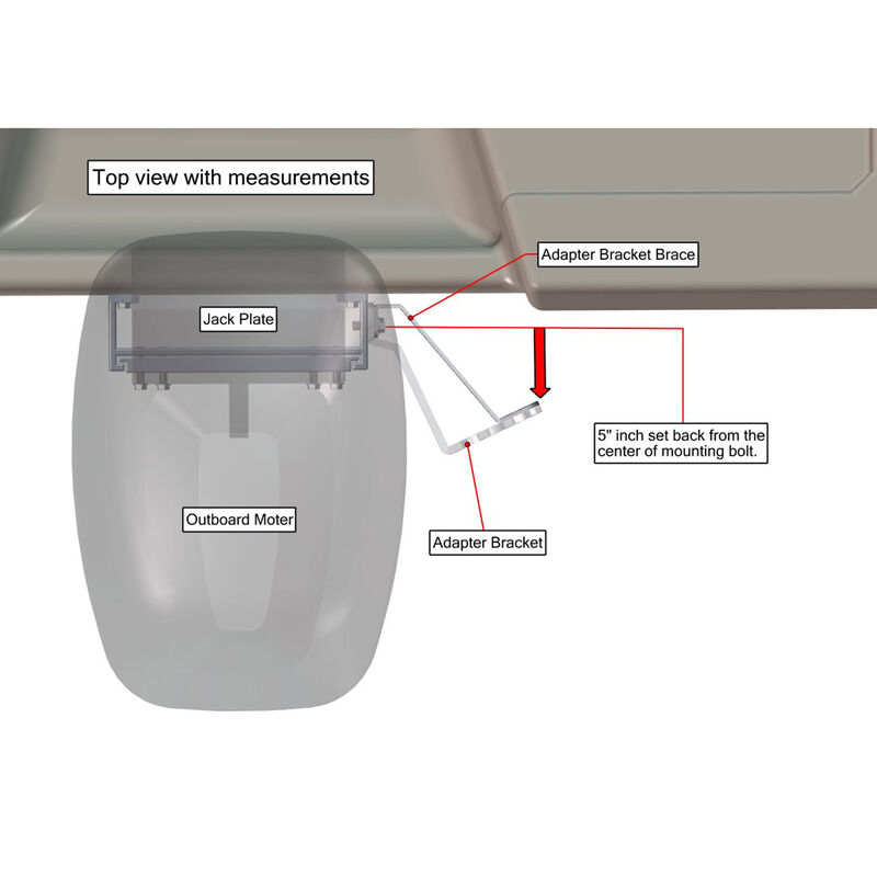 Side-Mounted Shallow Water Anchor Adapter Plate Kit | West Marine