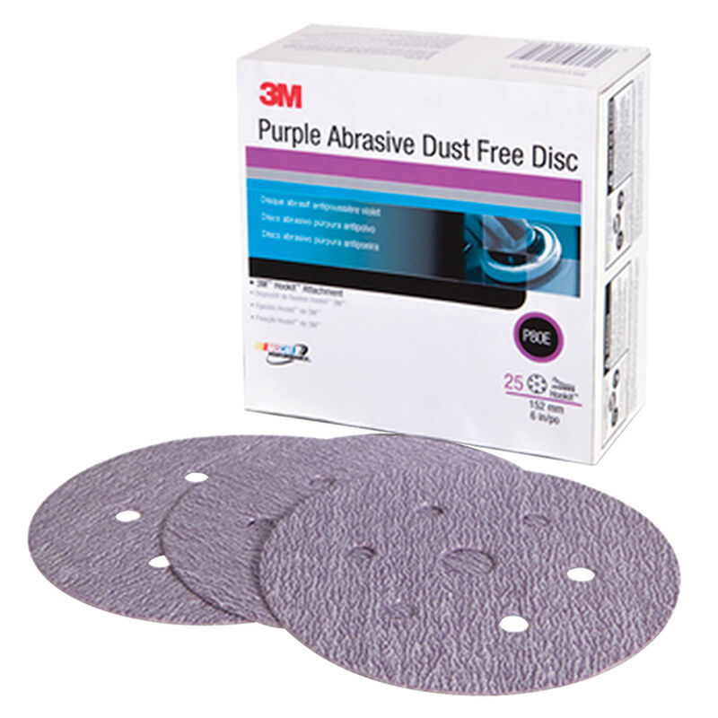 6" Hookit™ Discs, Grit: 40, Dust Free: Yes, Backing Weight: E, Std ...