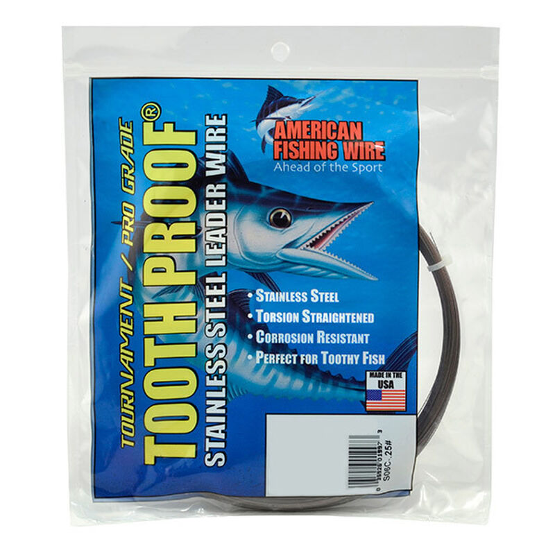 AMERICAN FISHING WIRE Tooth Proof® Stainless Steel Leader Wire, Camo ...
