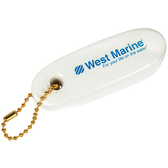 WEST MARINE Floating Key Chain, White