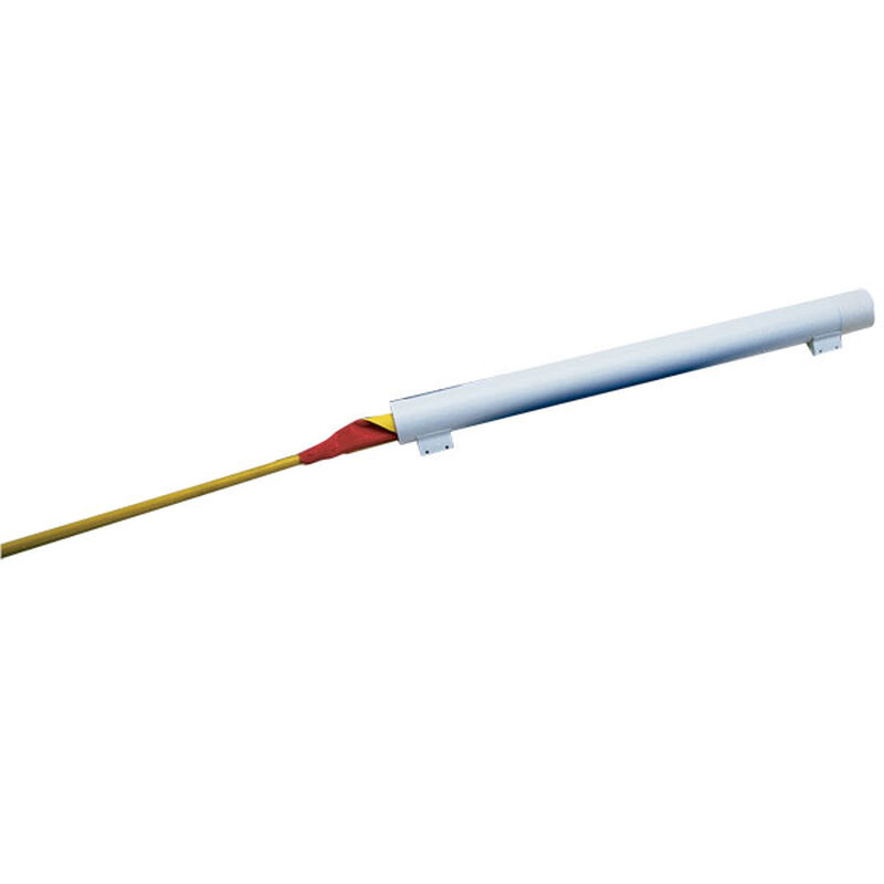 FORESPAR Crew Overboard White Plastic Flag Tube | West Marine