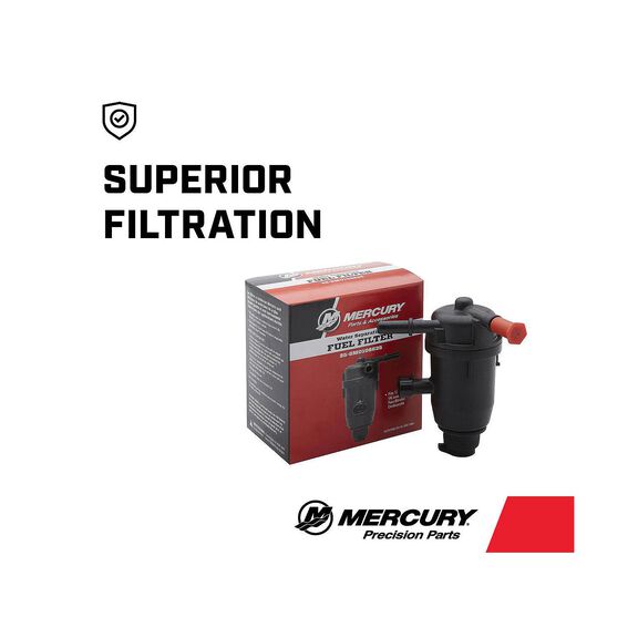 Mercury On‑Engine Water‑Separating Fuel Filter 3.4-4.6L V6/8