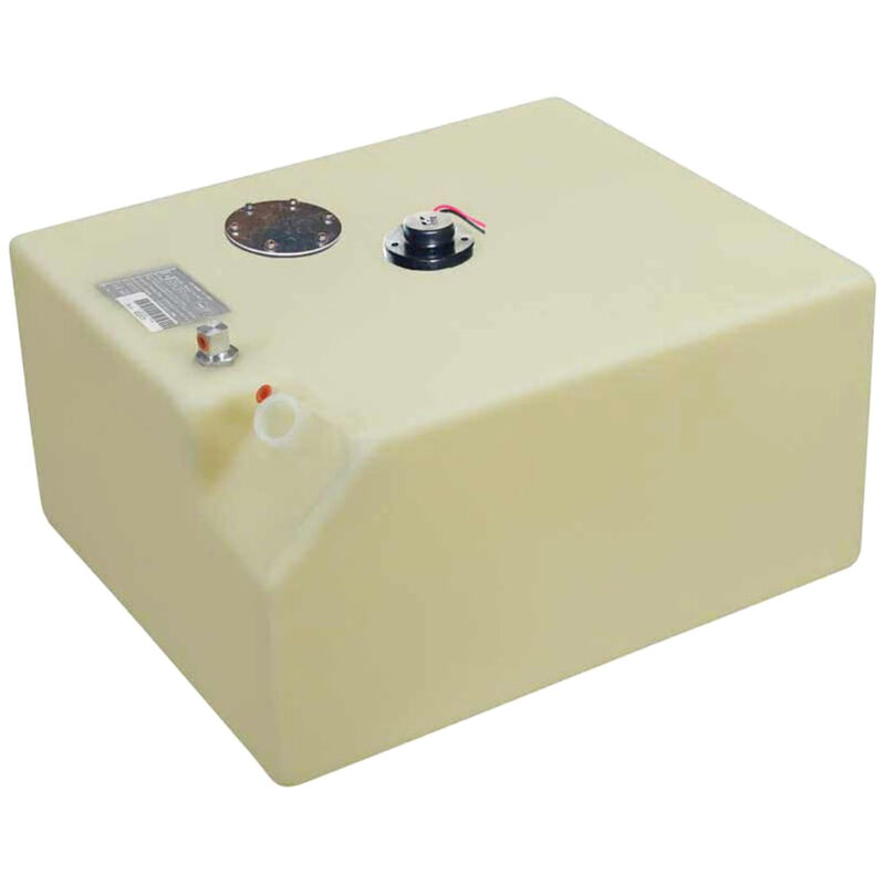 MOELLER 23 Gallon Angled Fill & Vent Series Below Deck Fuel Tank, 24"L ...