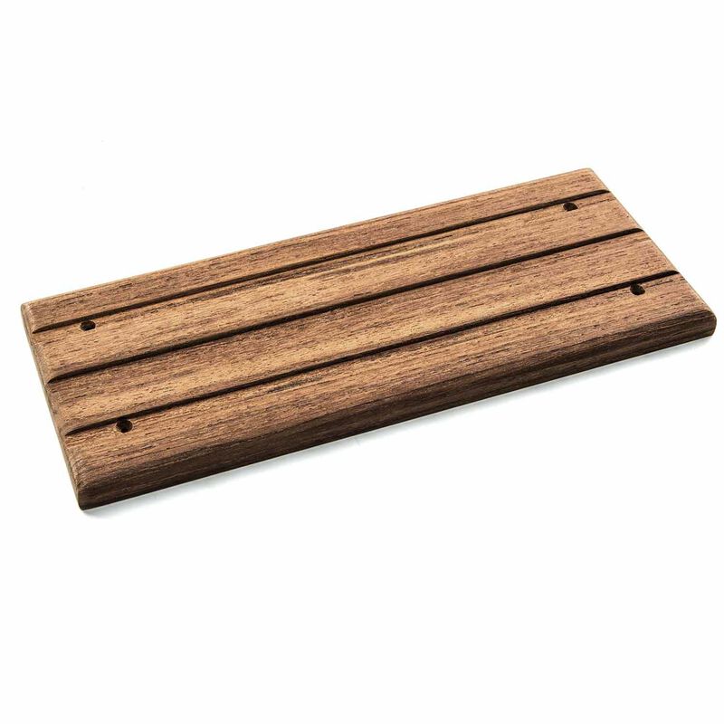 WHITECAP Small Teak Boarding Step, 8-3/4" x 3-1/2" x 1/2" | West Marine