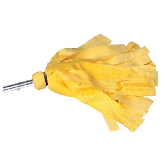 SHURHOLD Wave Mop XL on Long Wooden Handle, 60"