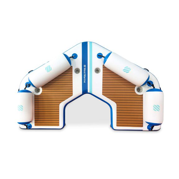 WEST MARINE Floating C-Dock Kit 10'6" x 6'8" x 8" Inflatable Platform