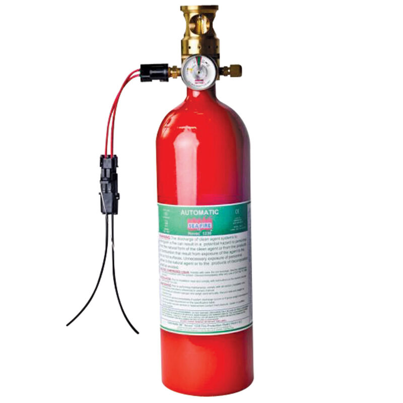 SEA-FIRE MARINE Novec 1230 Fire Supression System, 100cu. ft. Coverage ...