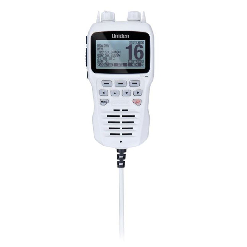 UNIDEN UMRMIC Remote, Second Station VHF Microphone, White | West Marine