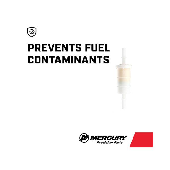 Mercury In-Line Fuel Filter 30–300 HP Four‑Stroke Outboards