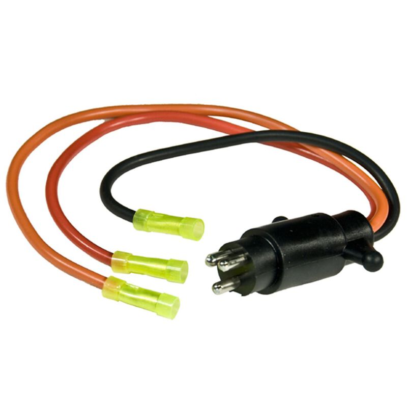 SIERRA Male Motor Side Trolling Motor Plug, 24V | West Marine