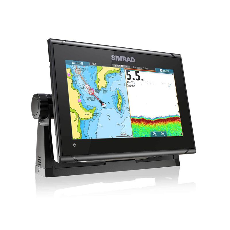 SIMRAD GO9 XSE Fishfinder/Chartplotter Combo with C-MAP Discover Charts ...