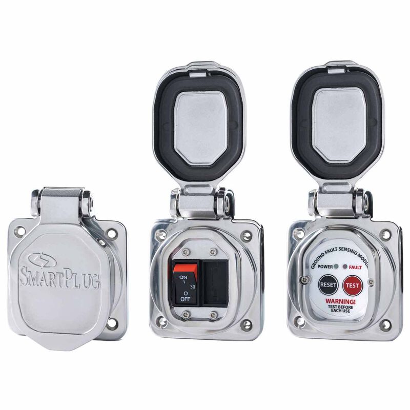 SMARTPLUG Stainless Steel Combo Kit with ELCI Sensor 30 Amp Breaker ...