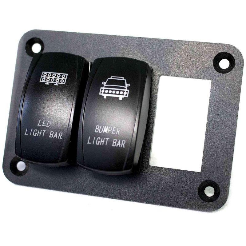 Rocker Switch Panel, 3 Hole | West Marine