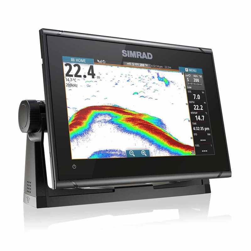 SIMRAD GO9 XSE Fishfinder/Chartplotter Combo with Active Imaging 3-in-1 ...