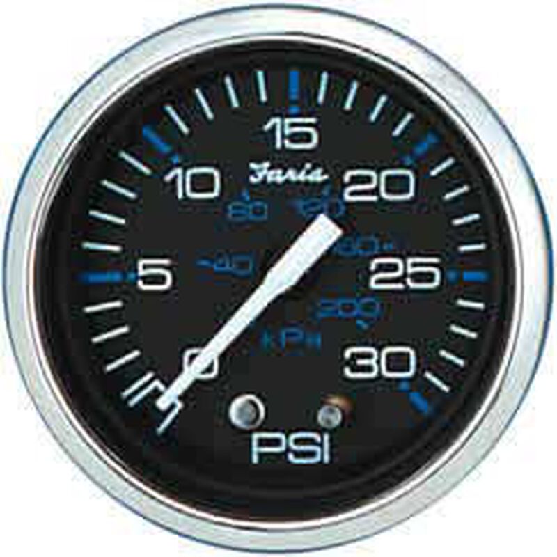 FARIA INSTRUMENTS Chesapeake 2" Water Pressure Gauge Kit - Black SS ...
