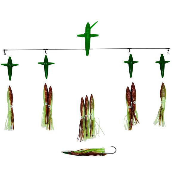 CHATTER LURES 36" Side Tracker 9" Bulb Squid