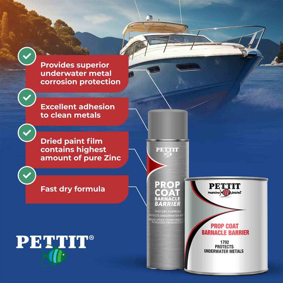 PETTIT PAINT Prop Coat Barnacle Barrier, 20 oz.