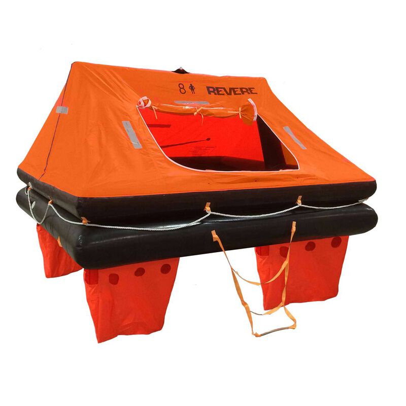 REVERE SURVIVAL Offshore Commander 2.0 Life Raft 8-Person Cannister ...