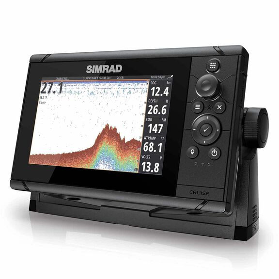 Simrad Cruise 7 Chartplotter/Fishfinder with U.S. Coastal Maps