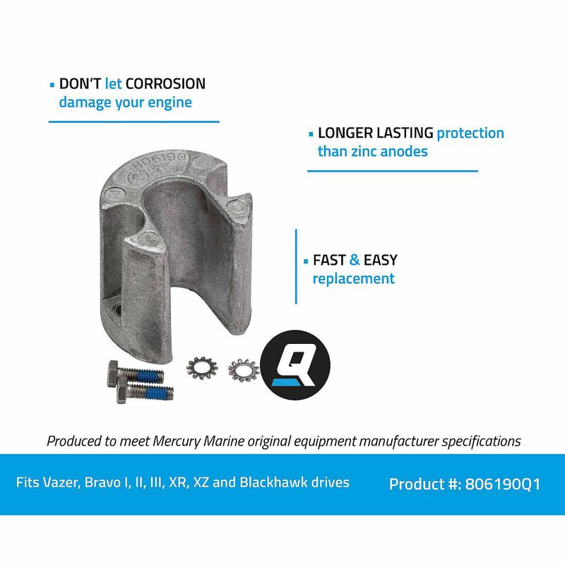 QUICKSILVER D. Trim Cylinder Anode - 806190Q1 | West Marine