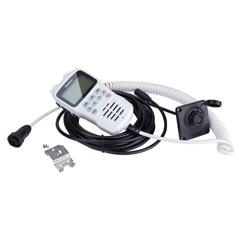 UNIDEN UMRMIC Remote, Second Station VHF Microphone, White | West Marine
