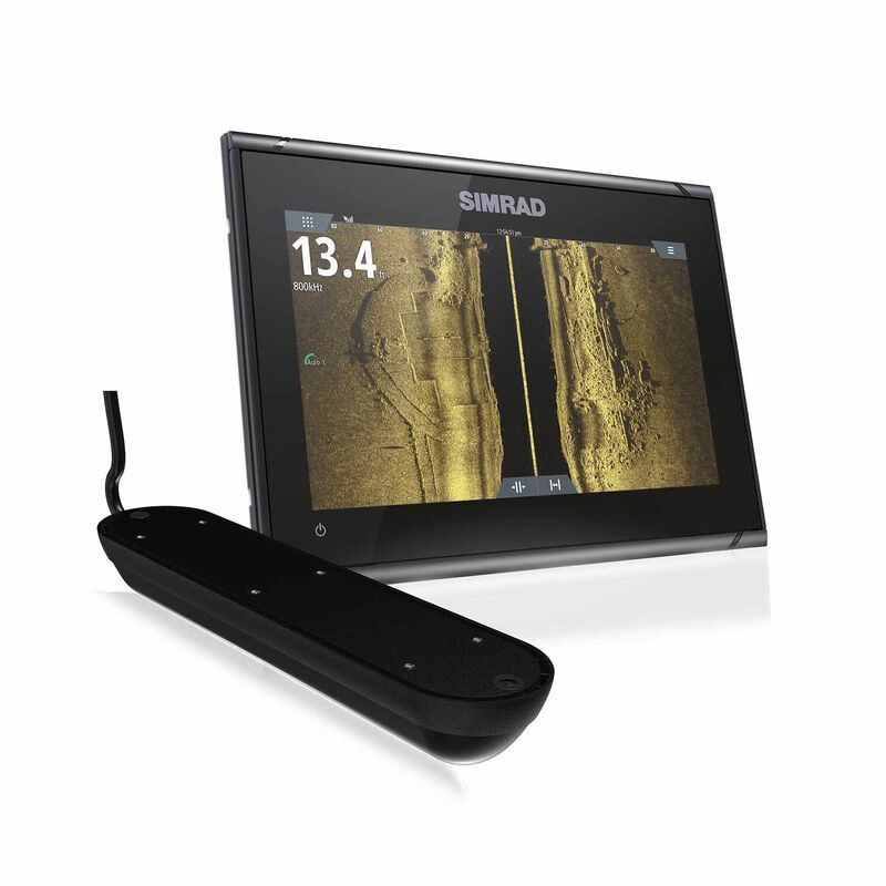 SIMRAD GO9 XSE Fishfinder/Chartplotter Combo with Active Imaging 3-in-1 ...
