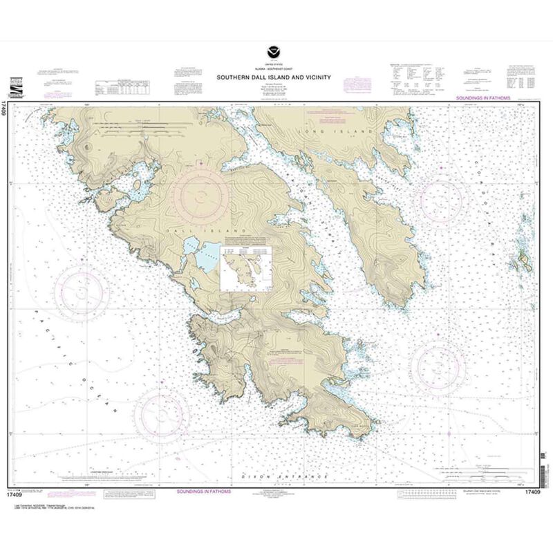 Southern Dall Island and vicinity 35 X 41 Waterproof | West Marine