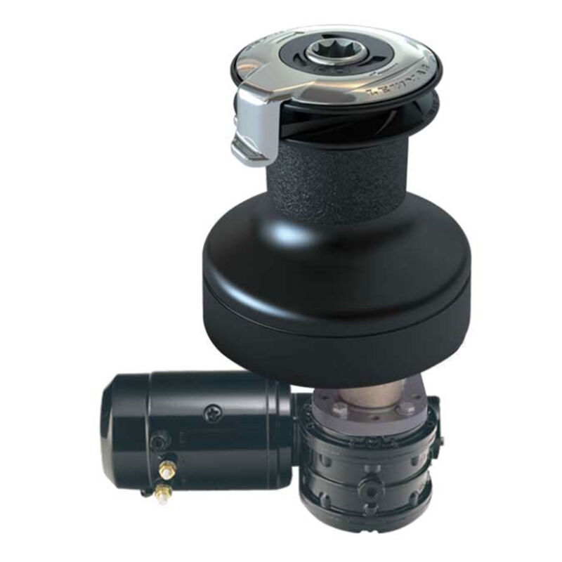 LEWMAR #40 Electric Self-Tailing Winch, Black | West Marine