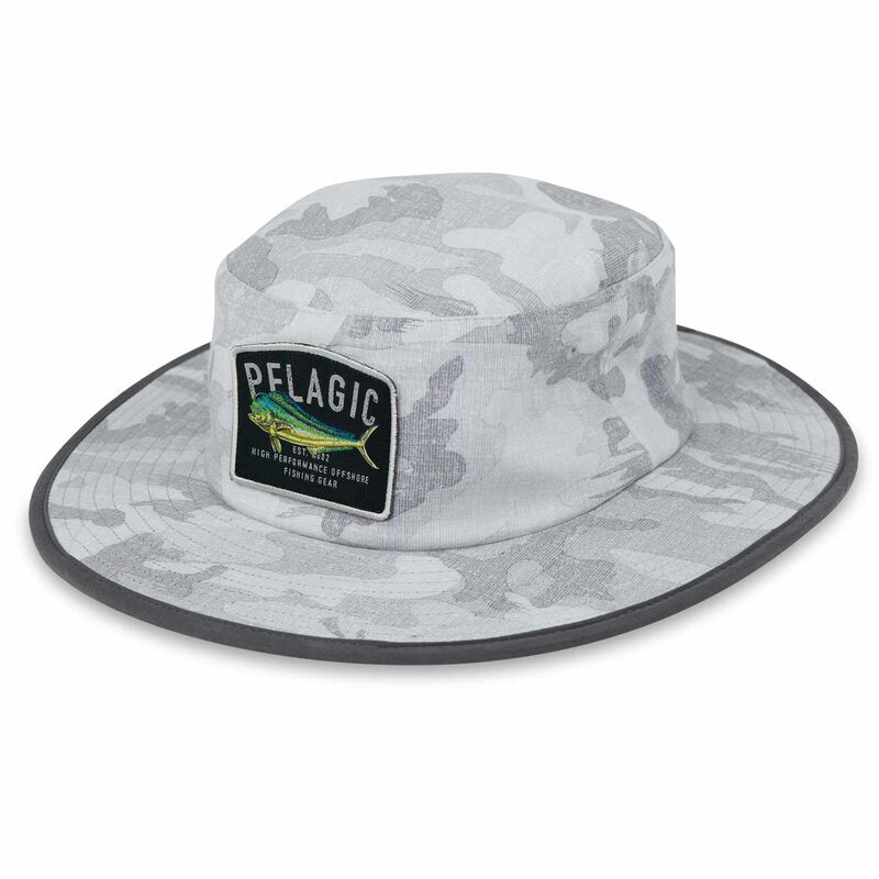 PELAGIC Fish Camo Sunsetter Pro Hat | West Marine
