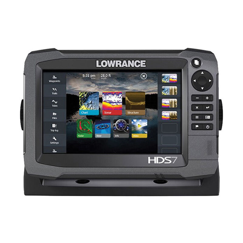 LOWRANCE HDS-7 Gen3 Fishfinder/Chartplotter with TotalScan™ Transducer ...