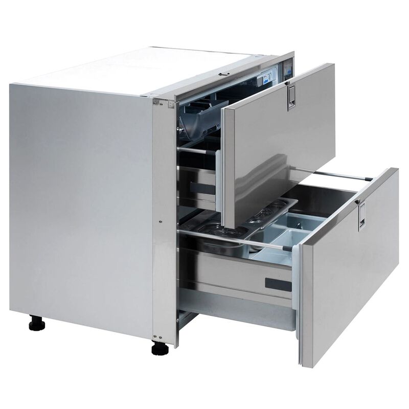 ISOTHERM Drawer 190 Refrigerator Only, AC/DC, 3-Sided Stainless Steel ...