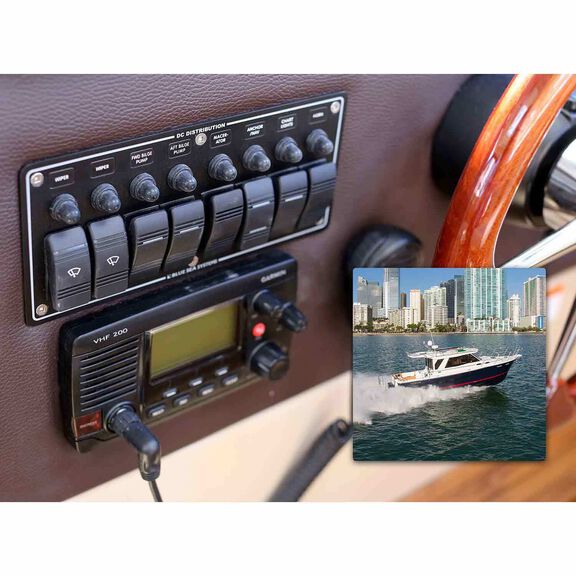 Blue Sea 8-Position Circuit Breaker Panel Water