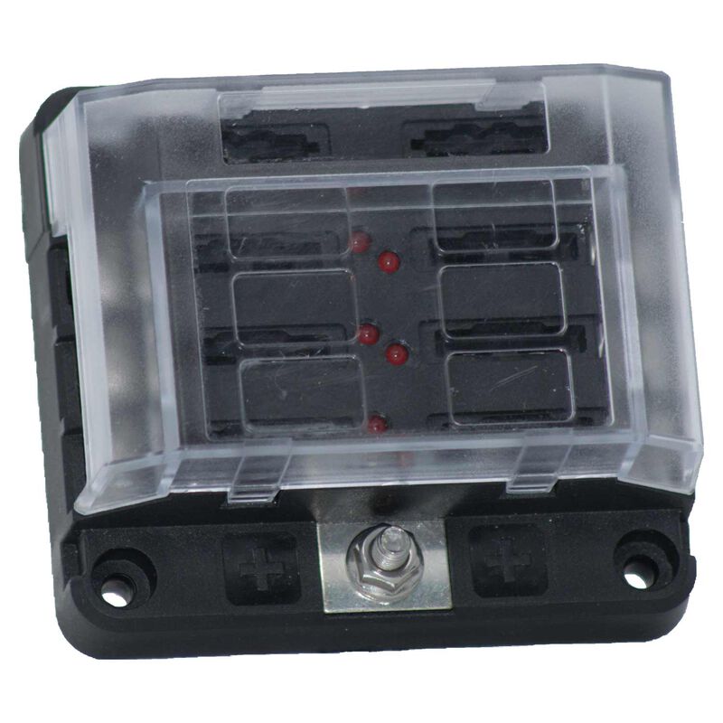 EGIS MOBILE ELECTRIC RT Series 6 Position Fuse Block with LED ...
