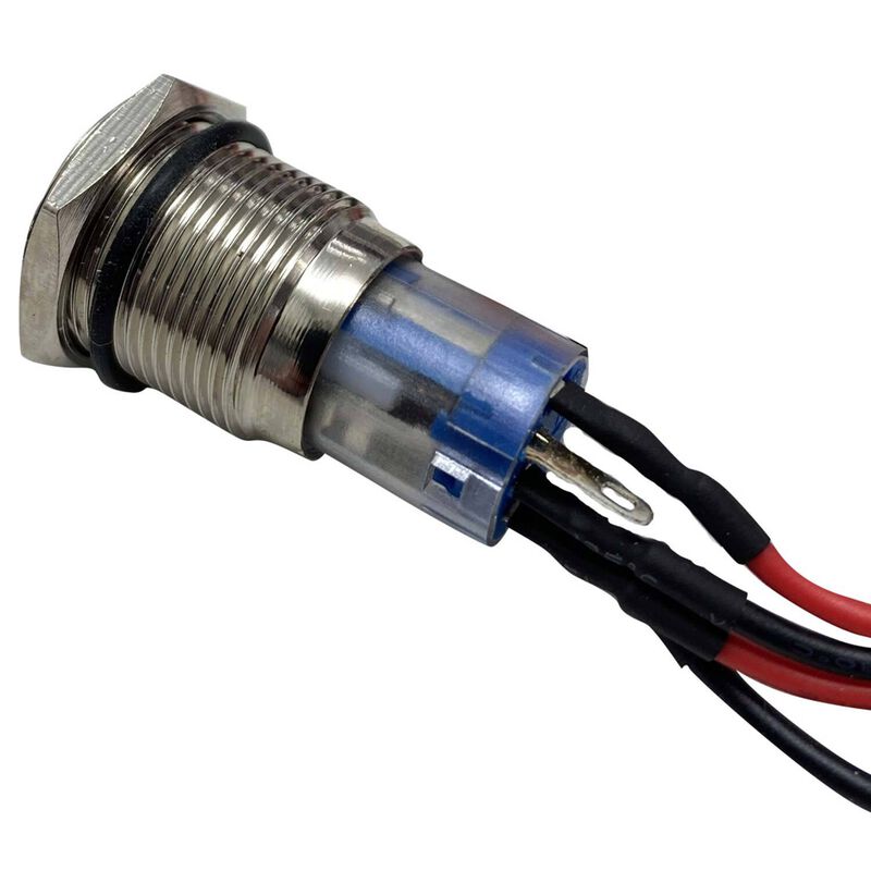 MARINE SPORT LIGHTING 16mm LED Two Position Switch, Yellow | West Marine