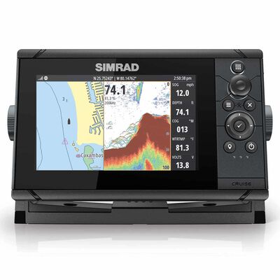 SIMRAD Cruise 7 Chartplotter/Fishfinder Combo with 83/200 Transducer ...