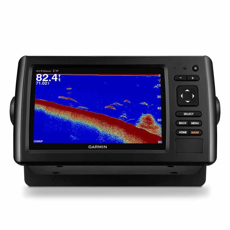 GARMIN echoMAP™ CHIRP 74cv Fishfinder/Chartplotter Combo with ClearVü ...
