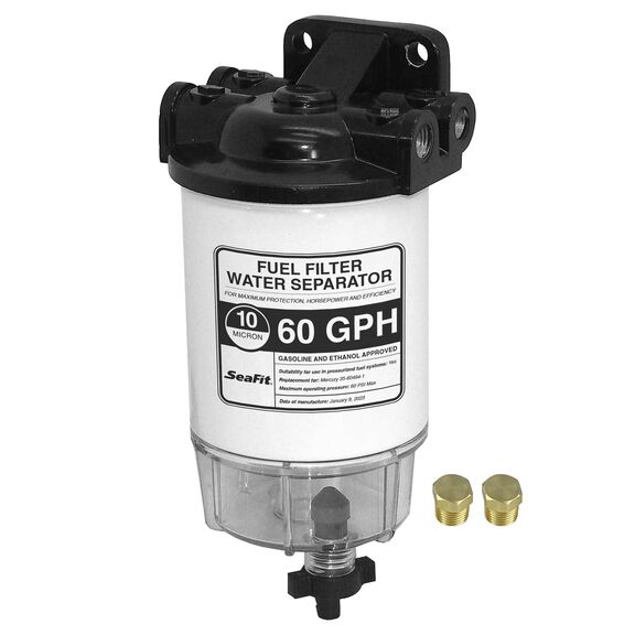 SEAFIT Fuel Filter / Water Separator Kit, Drainable