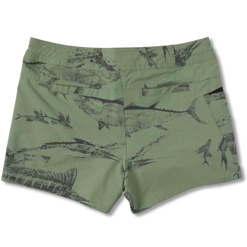 Women's Gyotaku Traverse Board Shorts | West Marine