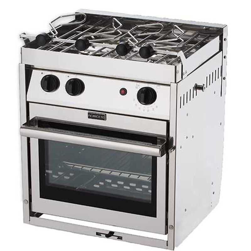 FORCE 10 Two-Burner Gourmet Galley Gimbaled Propane Ranges | West Marine