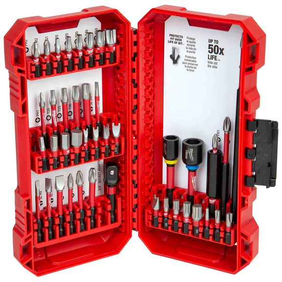 MILWAUKEE SHOCKWAVE 43 Piece Auto Impact Set