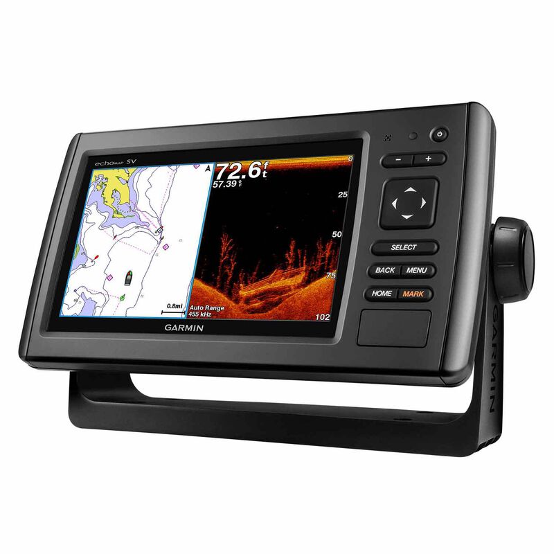 GARMIN echoMAP 74sv Chartplotter/Fishfinder with GT41-TM Transducer and ...