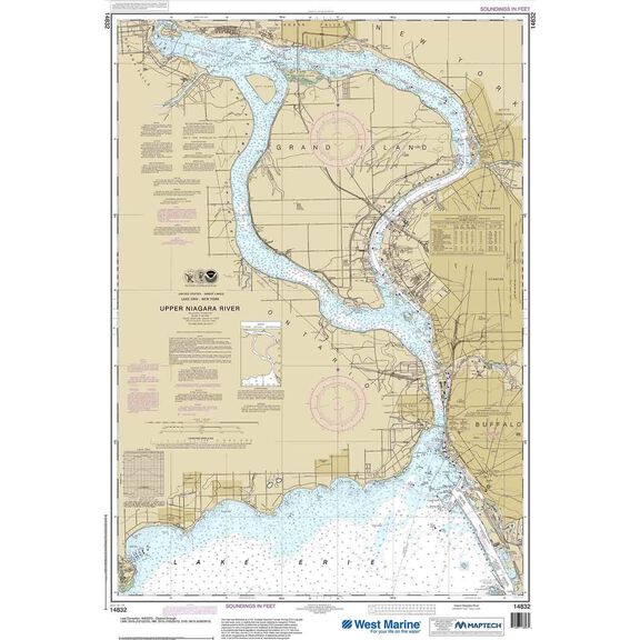 NOAA Maptech® NOAA Recreational Waterproof Chart-Niagara Falls to ...