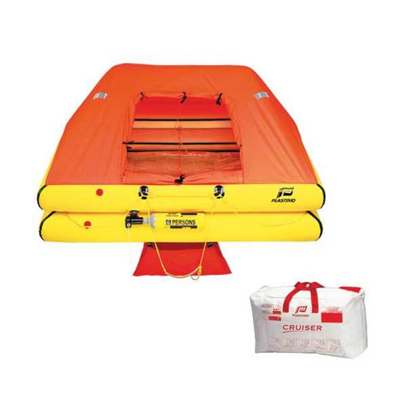 PLASTIMO ORC+ Offshore Cruiser 4-Person Life Raft, Valise | West Marine