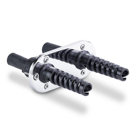 Dometic Stainless Dual Hose Bulkhead Kit