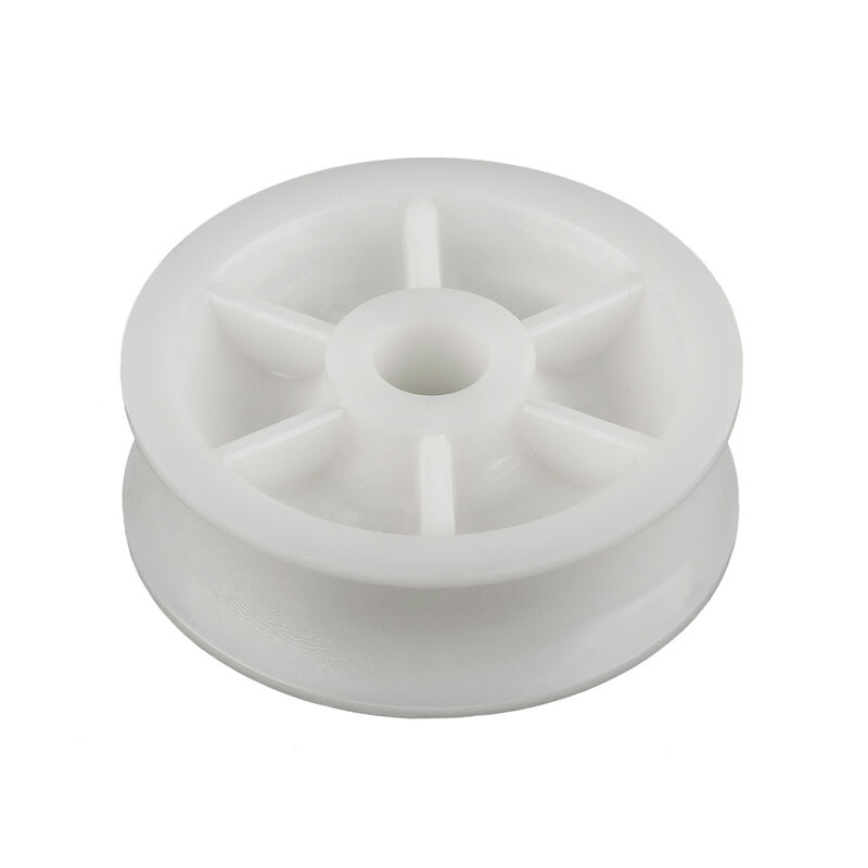 SCHAEFER Delrin Sheave, 5/8" Max. Line Dia., 2-3/8" OD, 7/16" ID, 13/16 ...