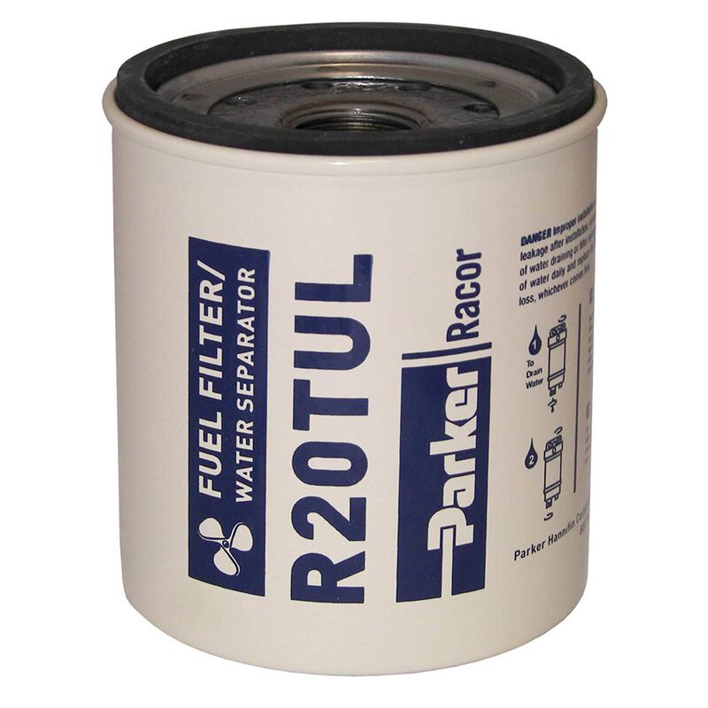 RACOR R20TUL Spin-On Fuel Filter/Water Separator for Series 230RMAM, 10 ...