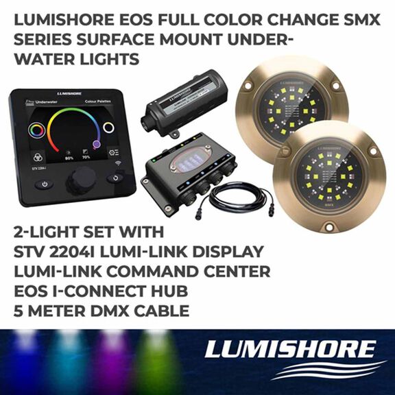 Lumishore EOS SMX153 RGBW Underwater Lights 5,500 lm Set