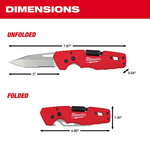 MILWAUKEE FASTBACK™ 5in1 Folding Knife