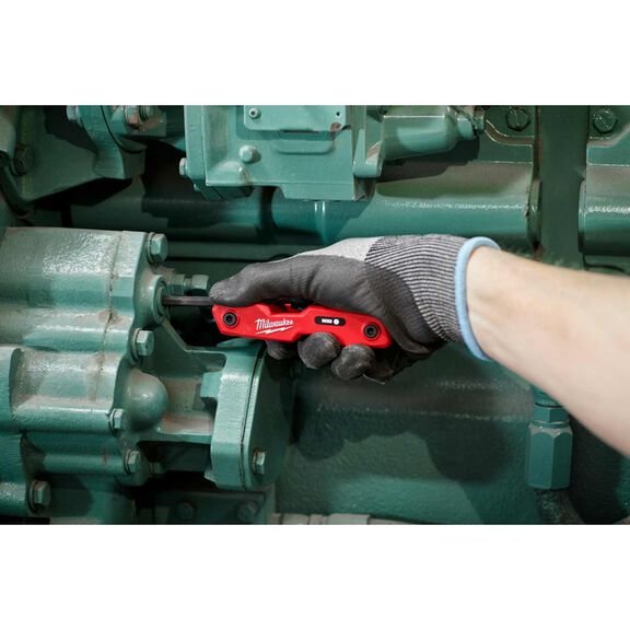 MILWAUKEE 2 Piece 17-Key SAE/Metric Folding Hex Key Sets